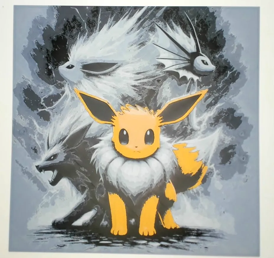 Eevee Hueforge - Free 3D Print Model - MakerWorld