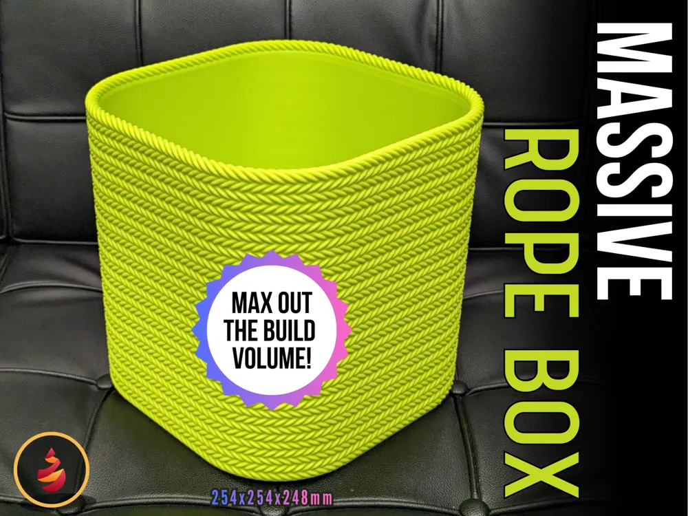 Massive Rope Box by JamesThePrinter - MakerWorld