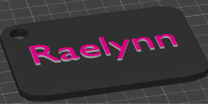 Revamped Name Tag (Raelynn) by user_710536507 - MakerWorld