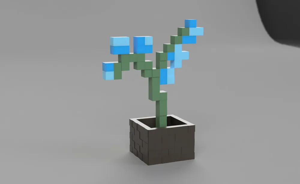 Minecraft Orchid Flower In Pot (No AMS) by Creat3DWorks MakerWorld ...