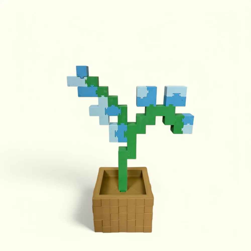Minecraft Orchid Flower In Pot (No AMS) by Creat3DWorks MakerWorld ...