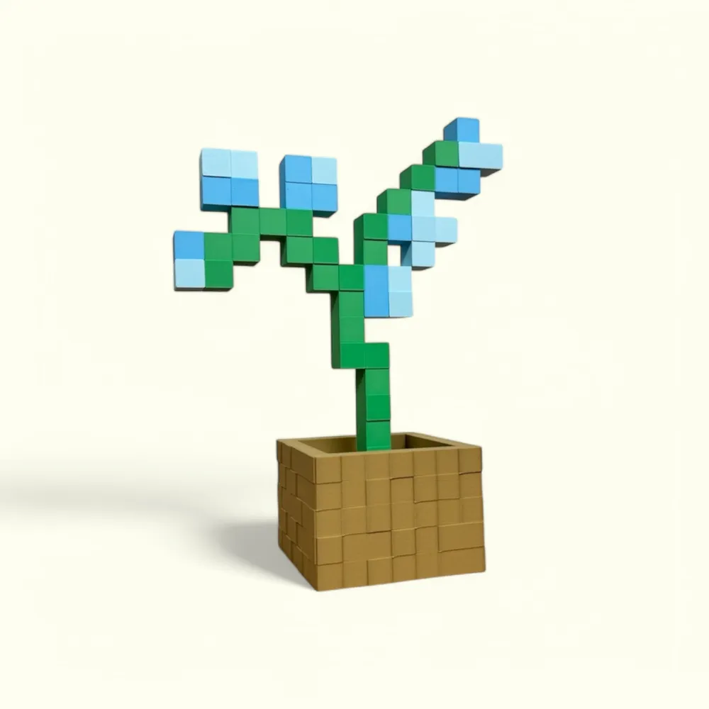 Minecraft Orchid Flower In Pot (No AMS) by Creat3DWorks MakerWorld ...