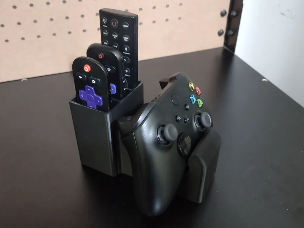 Remote and Xbox Controller Holder by JJJ - MakerWorld
