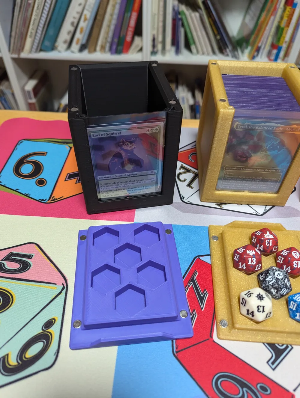 Mini Snap Topload Combo EDH Commander Deck Box by Cincinnati Squirrel ...