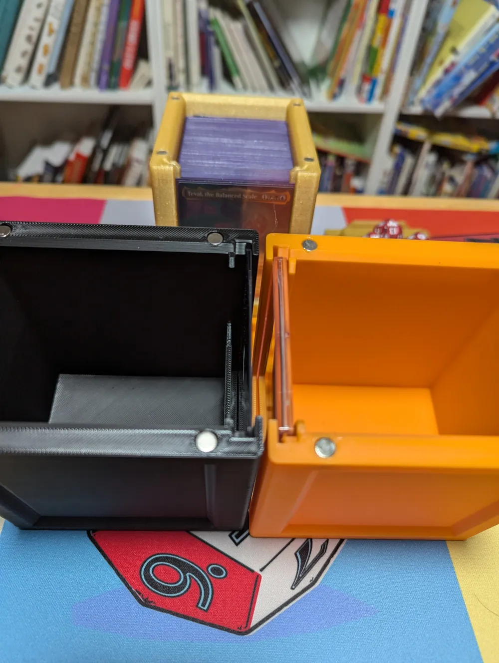 Mini Snap Topload Combo EDH Commander Deck Box by Cincinnati Squirrel ...