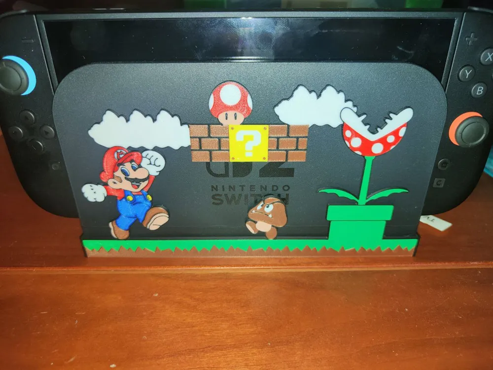 SUPER MARIO decoration for NINTENDO SWITCH 2 dock by Adrix82 MakerWorld ...