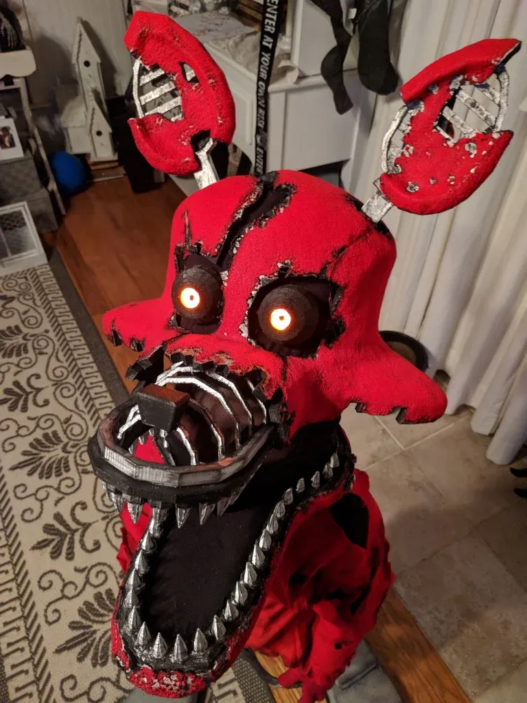 foxy nightmare head - Free 3D Print Model - MakerWorld