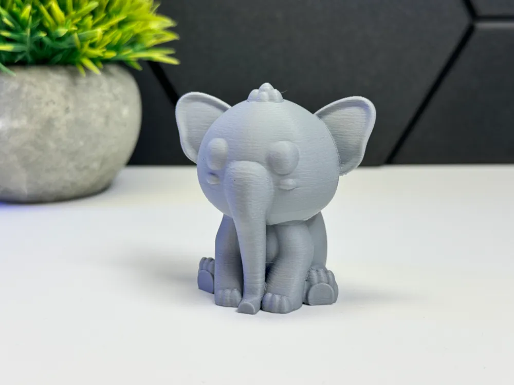 Cute Elephant by 3DPrintyi - MakerWorld