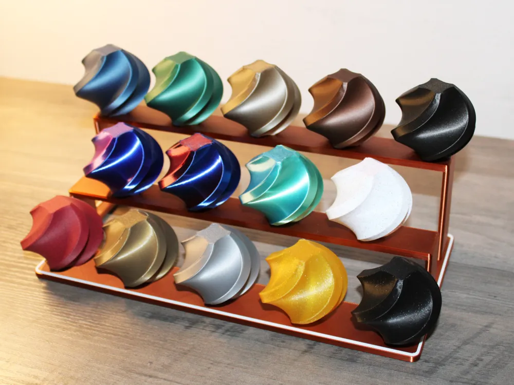 Bambu Ball Filament Display Stand by Franken 3D - MakerWorld