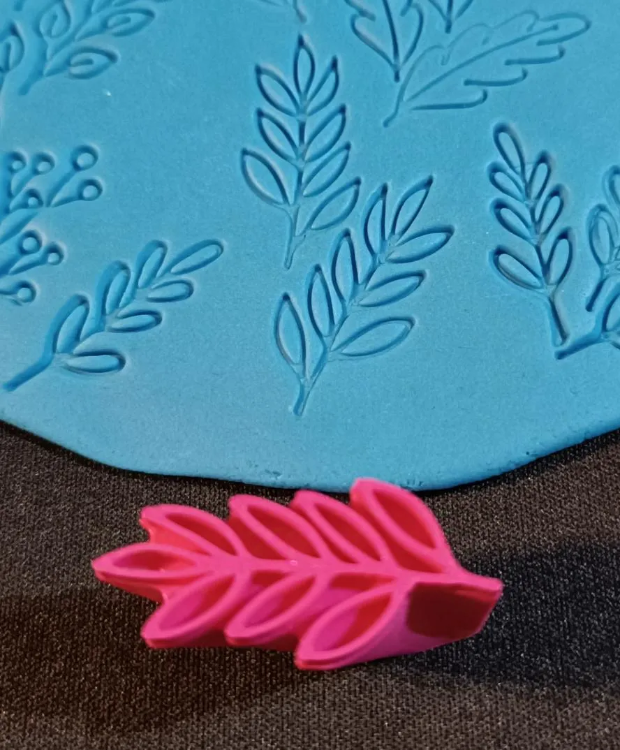 Set of leaf stamp 2. by Gar_Deco - MakerWorld