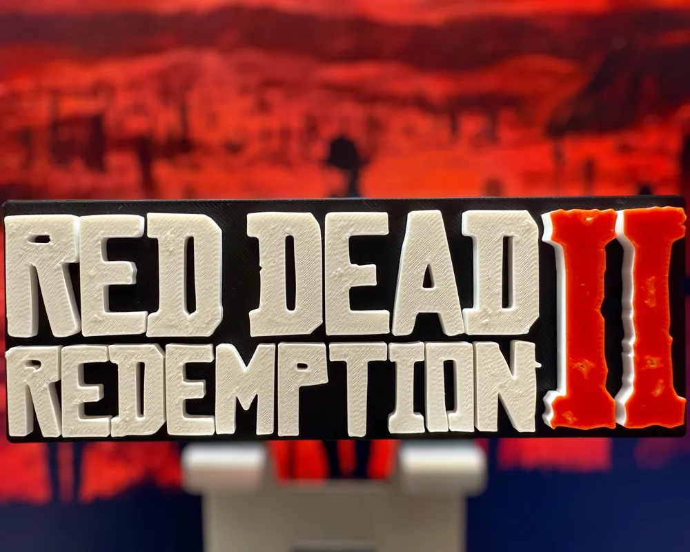 Red Dead Redemption II Logo by Hylijan - MakerWorld