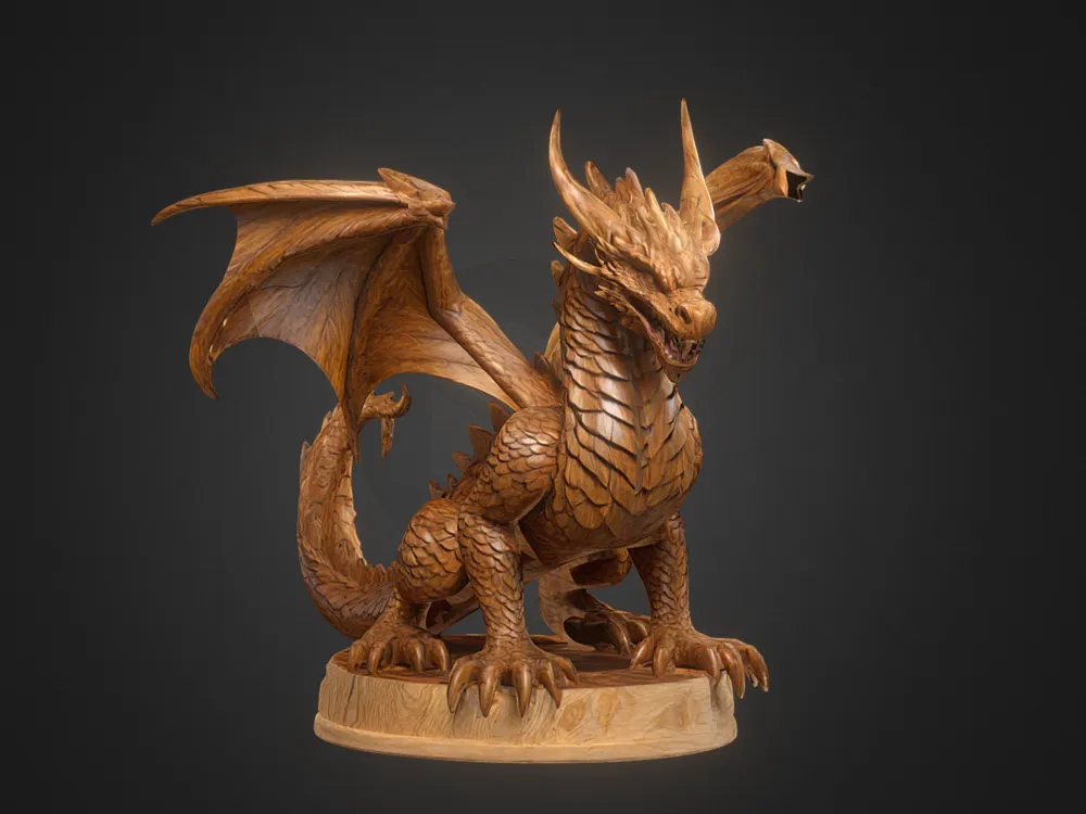 Dragon - Free 3D Print Model - MakerWorld
