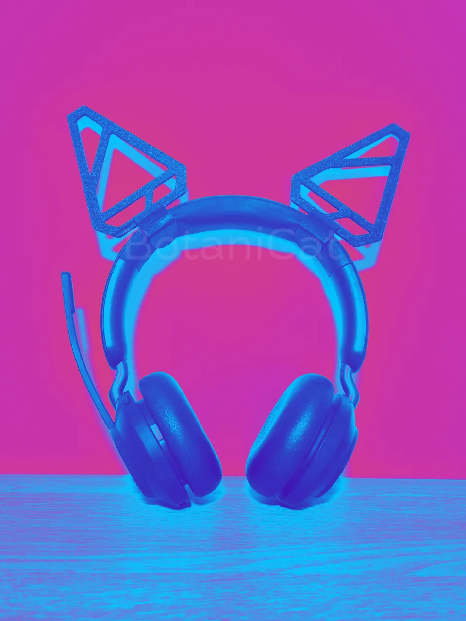 Headset Clips: Mecha Cat Ears by BotaniCat - MakerWorld