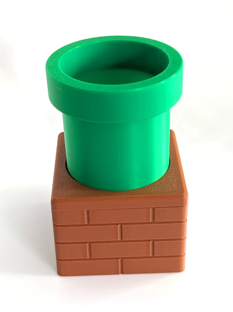 Mario Pipe Planter - Free 3D Print Model - MakerWorld