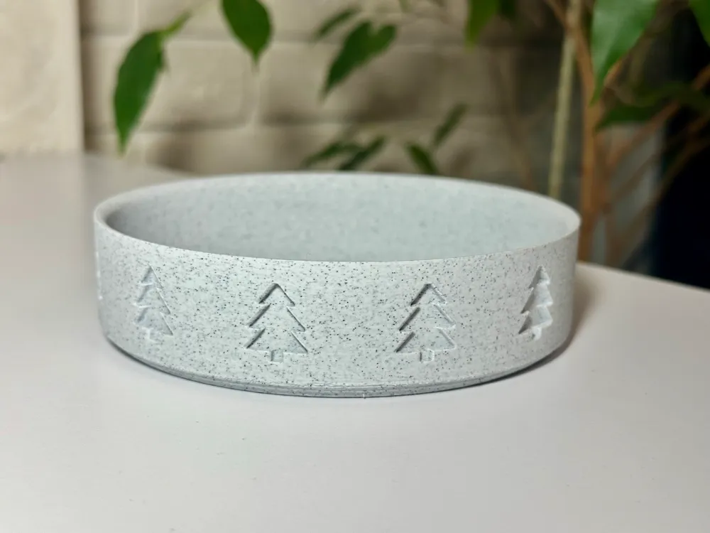 Christmas Plate – Christmas Tree Pattern - Free 3D Print Model - MakerWorld