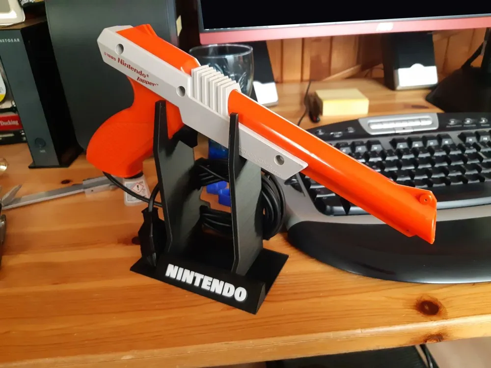 Stand NES Zapper by Sarina MakerWorld: Download Free 3D Models