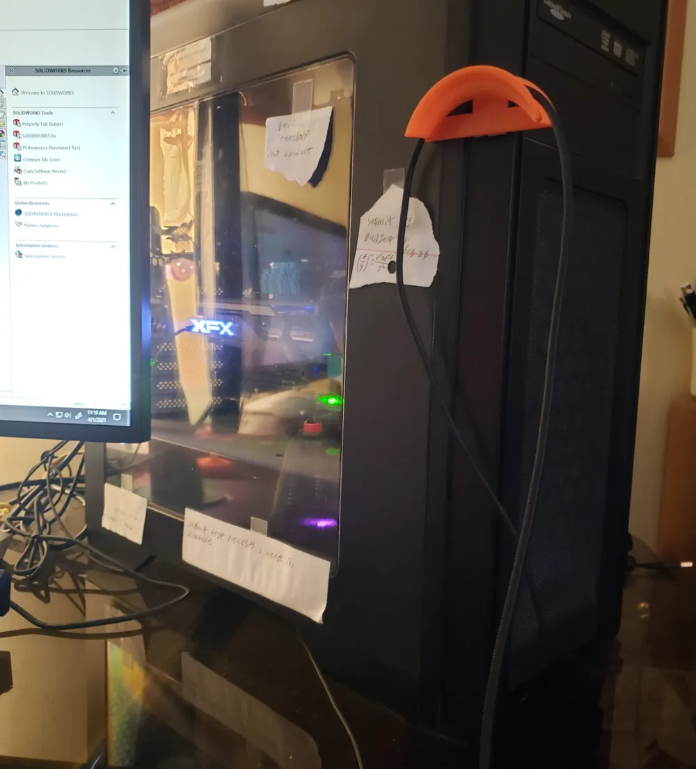 Cable Guide / Headset Cable Slack Control by moist pla - MakerWorld