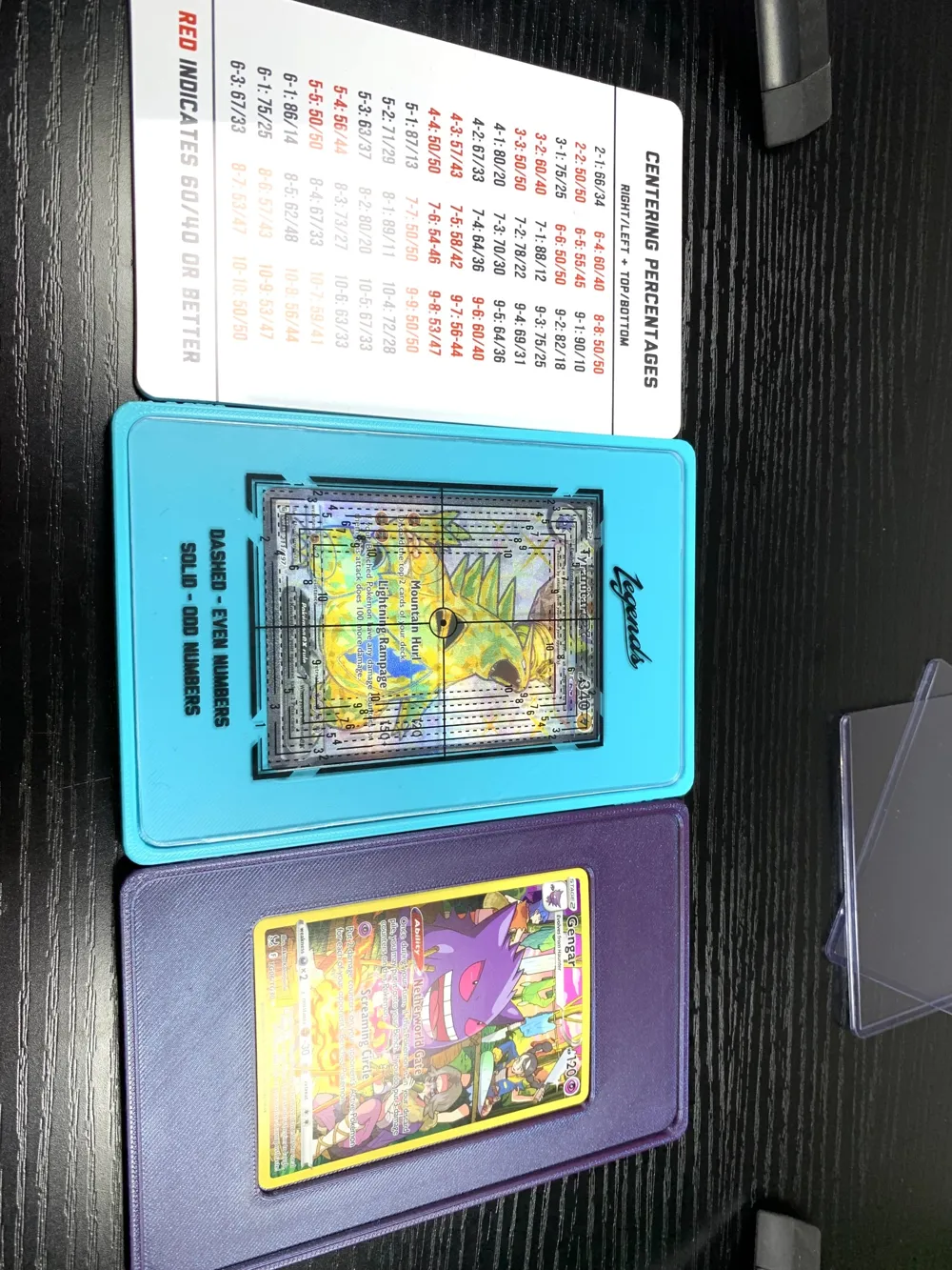 Pokemon Grading Centering Tool - Free 3D Print Model - MakerWorld