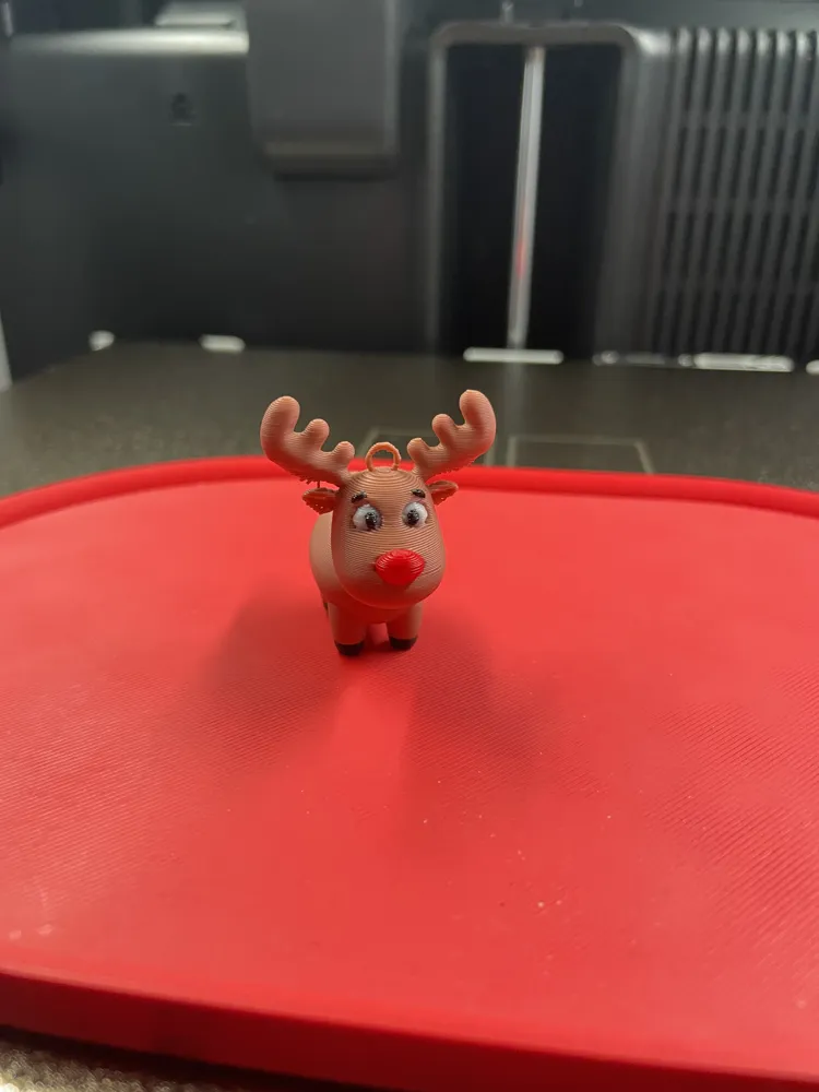 Rudolf the Red-Nosed Reindeer - Free 3D Print Model - MakerWorld