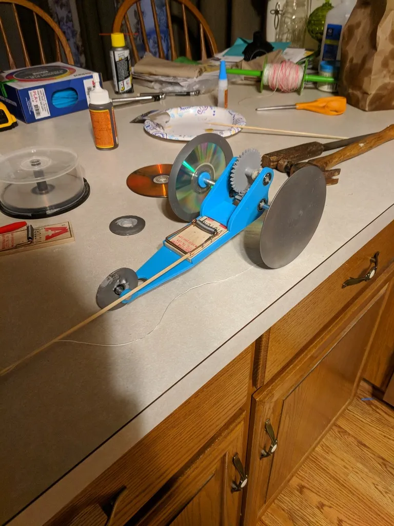 Mouse Trap Car - Free 3D Print Model - MakerWorld