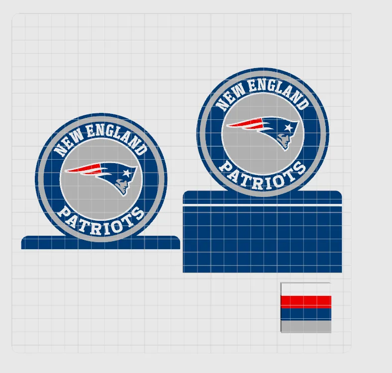 New England Patriots - Napkin Holder - Free 3D Print Model - MakerWorld