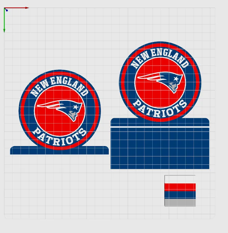 New England Patriots - Napkin Holder - Free 3D Print Model - MakerWorld