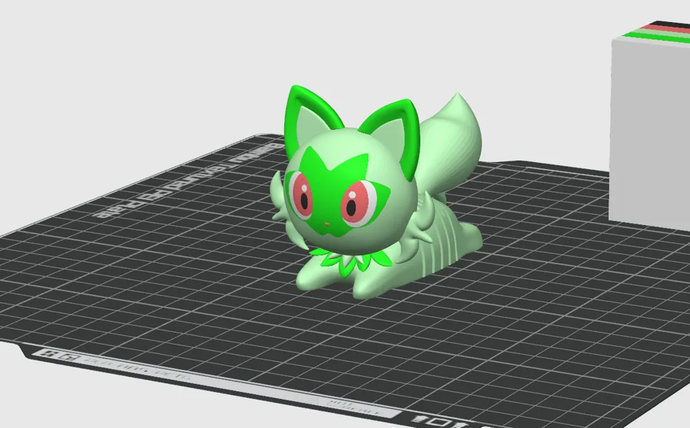 Pokemon_Sprigatito - Free 3D Print Model - MakerWorld