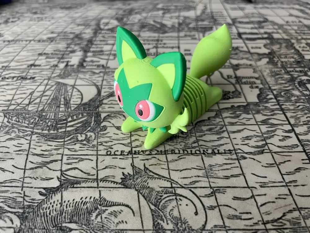 Pokemon_Sprigatito - Free 3D Print Model - MakerWorld