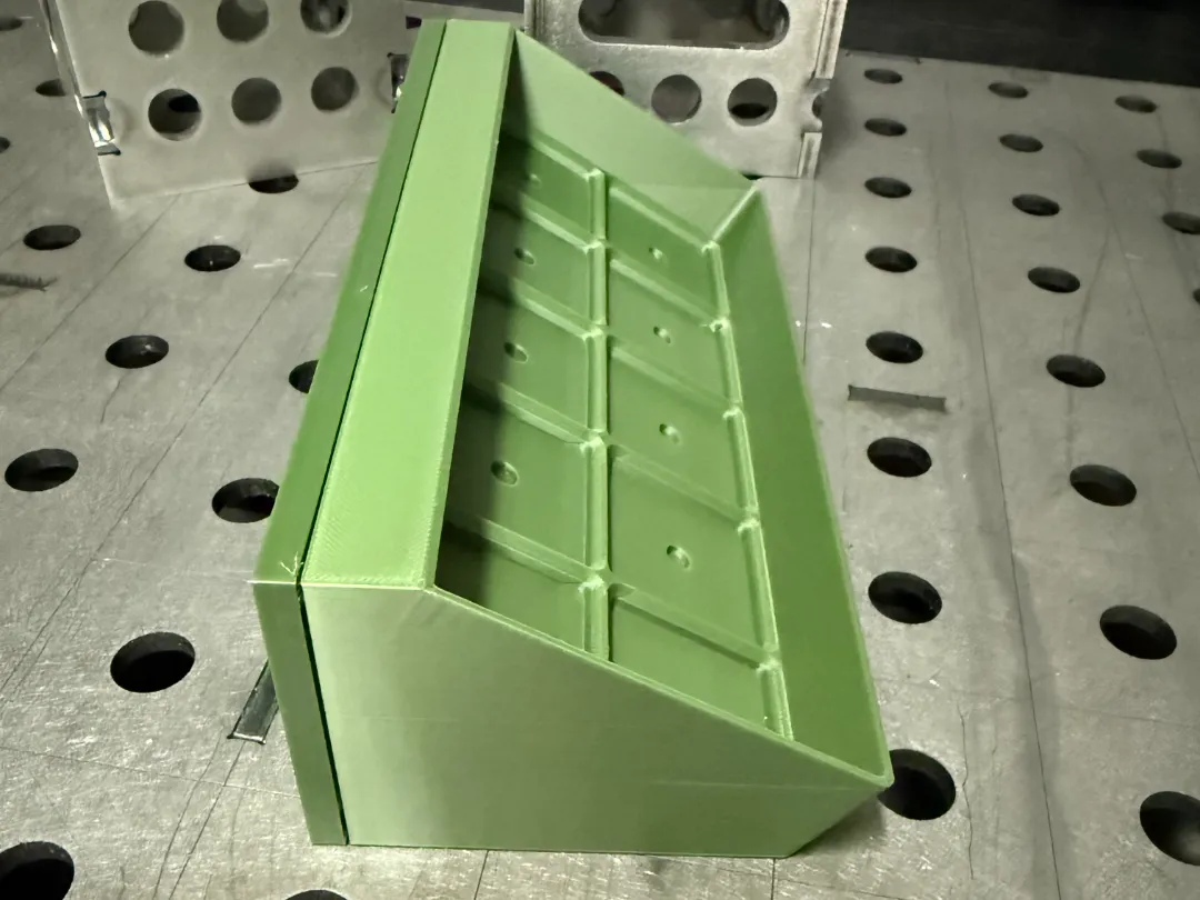 Gridfinity angled shelf by Mr50/50 MakerWorld: Download Free 3D Models