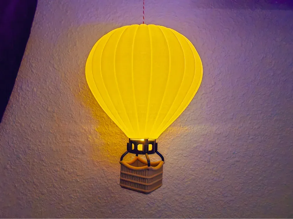 Hot Air Balloon - Tea Light Candle by SilvestreDesignLab - MakerWorld