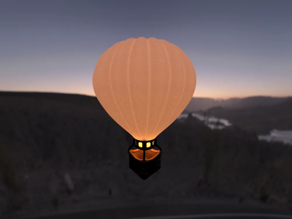 Hot Air Balloon - Tea Light Candle by SilvestreDesignLab MakerWorld ...