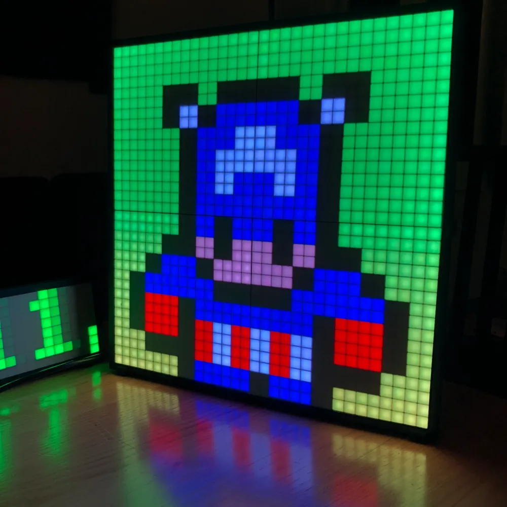 32x32 LED Matrix Frame with Diffuser Grid by fractalnoise - MakerWorld