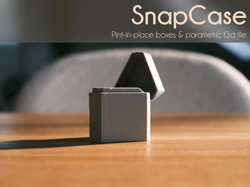 SnapCase (Print-in-place) - Free 3D Print Model - MakerWorld