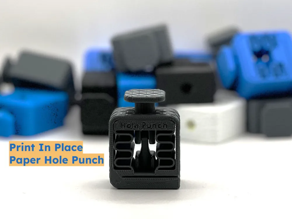 Paper Hole Punch (Print In Place) - Free 3D Print Model - MakerWorld