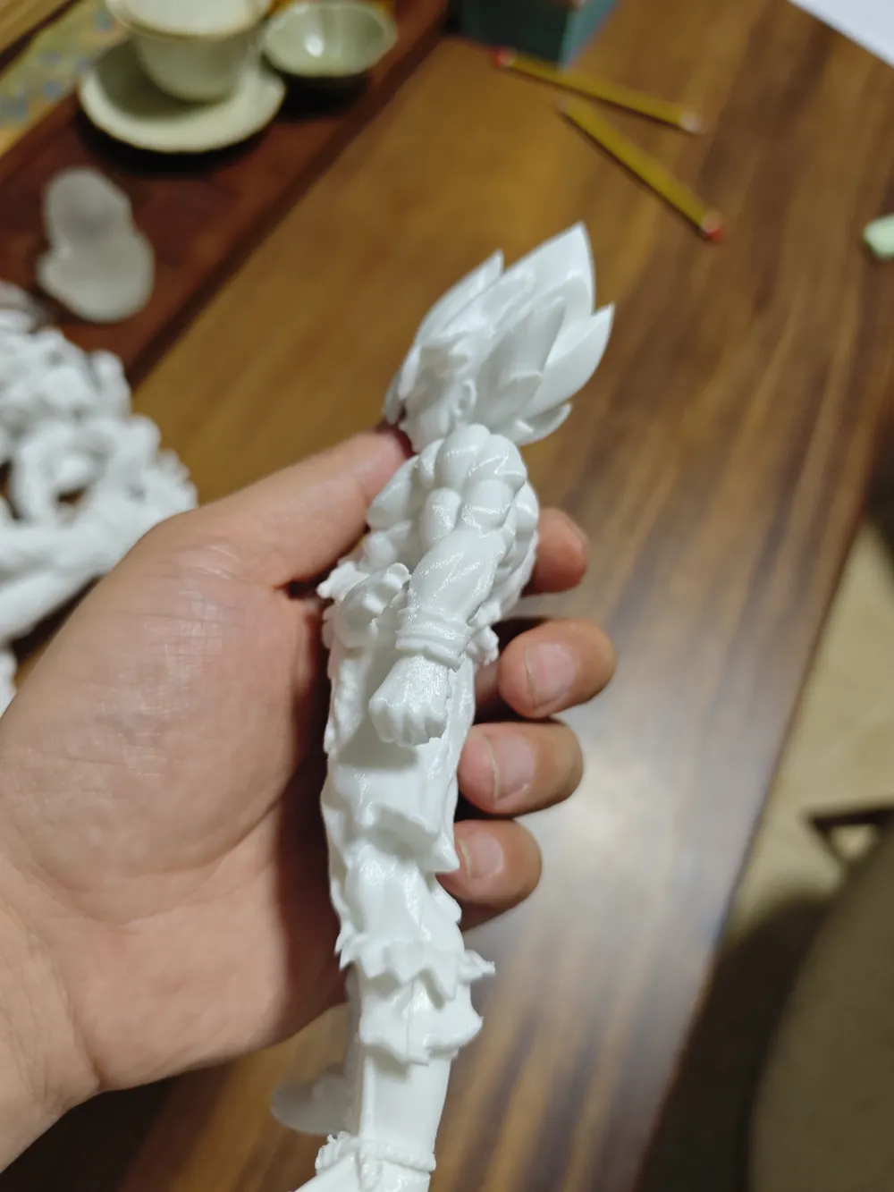 Dragon Ball Goku Figurine 1 Anime Parts Easy to Assemble Glue Assembly ...
