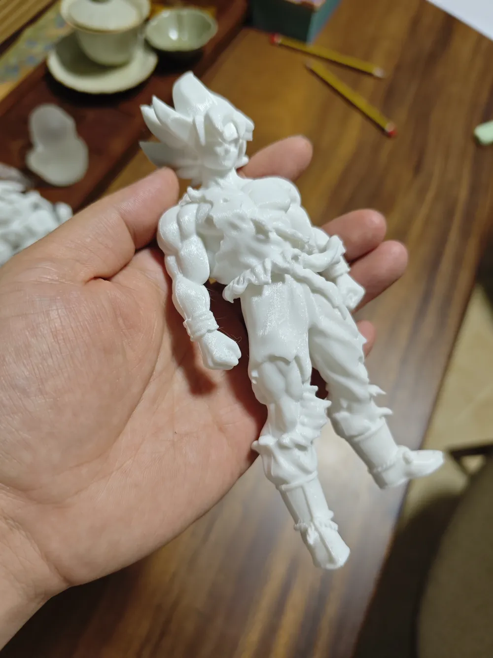 Figura de ação de Goku de Dragon Ball Z, Anime, peças separadas, fácil ...