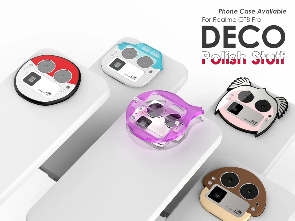 DECOs for Realme GT8Pro-Polish Stuff - Free 3D Print Model - MakerWorld