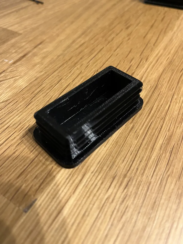 Rectangular tube end cap 60x30x3mm - Free 3D Print Model - MakerWorld