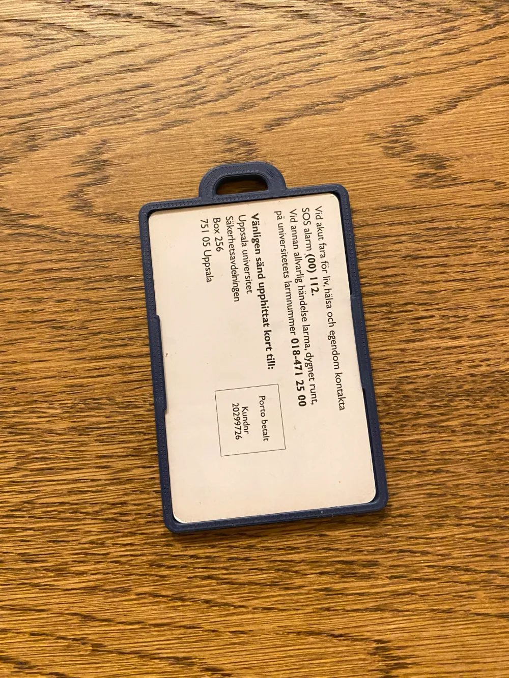 Porta-DNI Personalizable con Letras por Jonas Gartner - MakerWorld