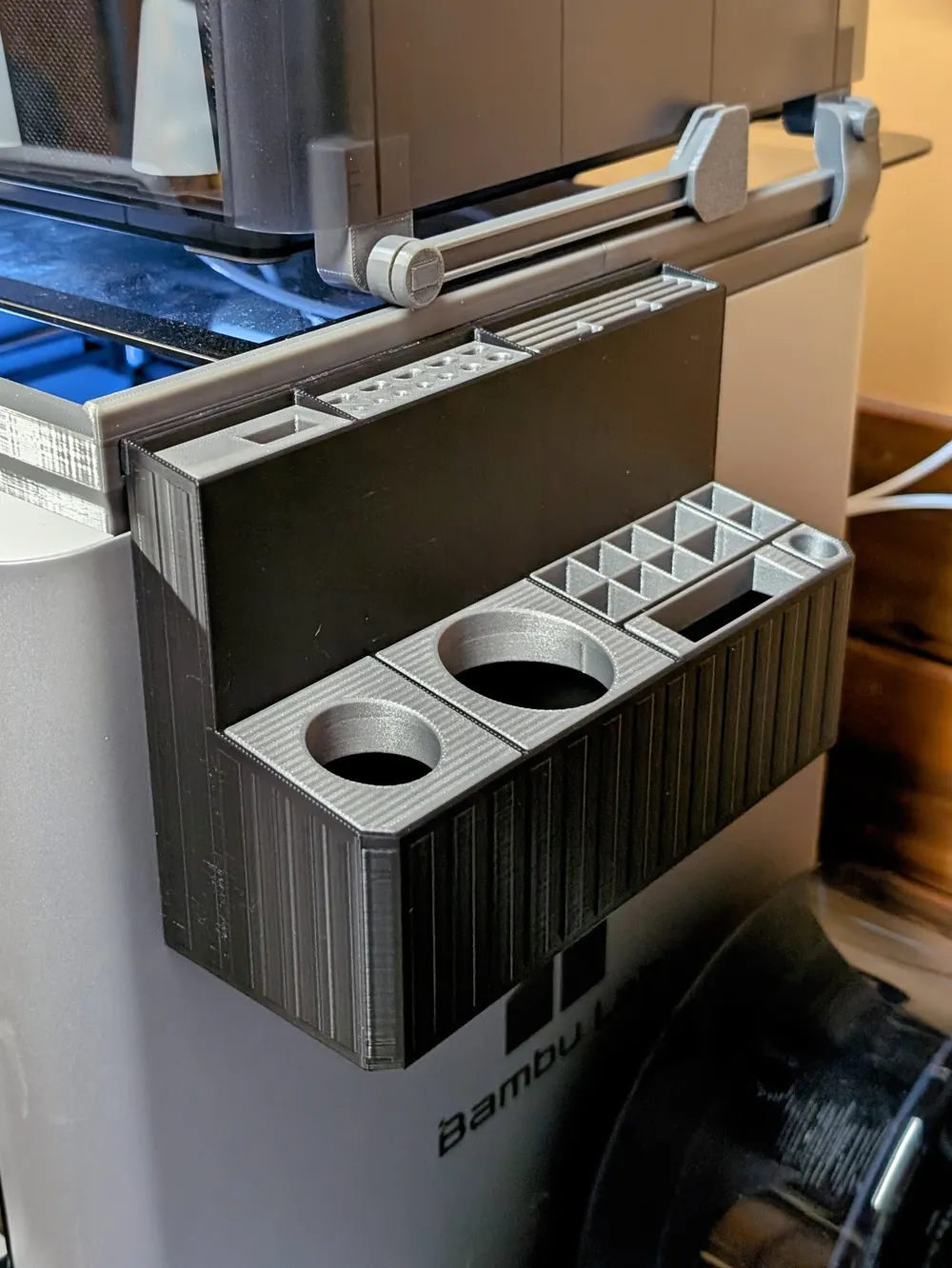 Tool Organizer Side Caddy - X1C P1S H2D H2S - Free 3D Print Model ...