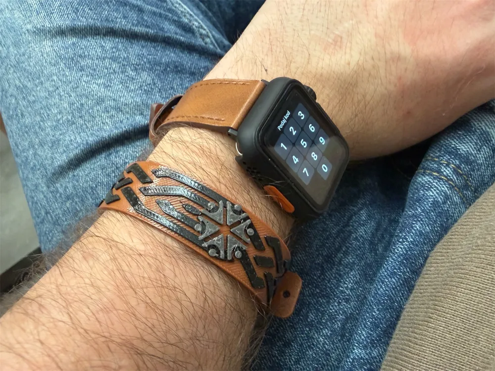 Slavic bracelet Perun God Gromovnik rune tpu - Free 3D Print Model ...