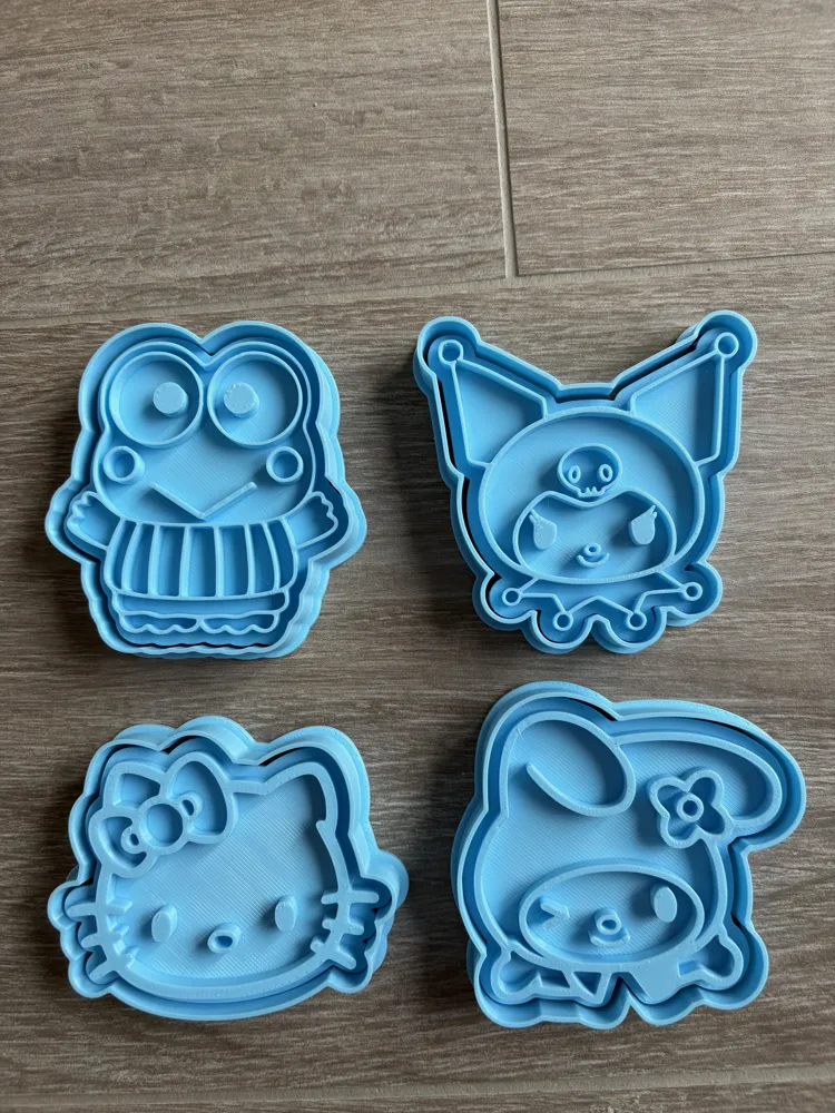 Hello Kitty Cookie Cutters - Free 3D Print Model - MakerWorld