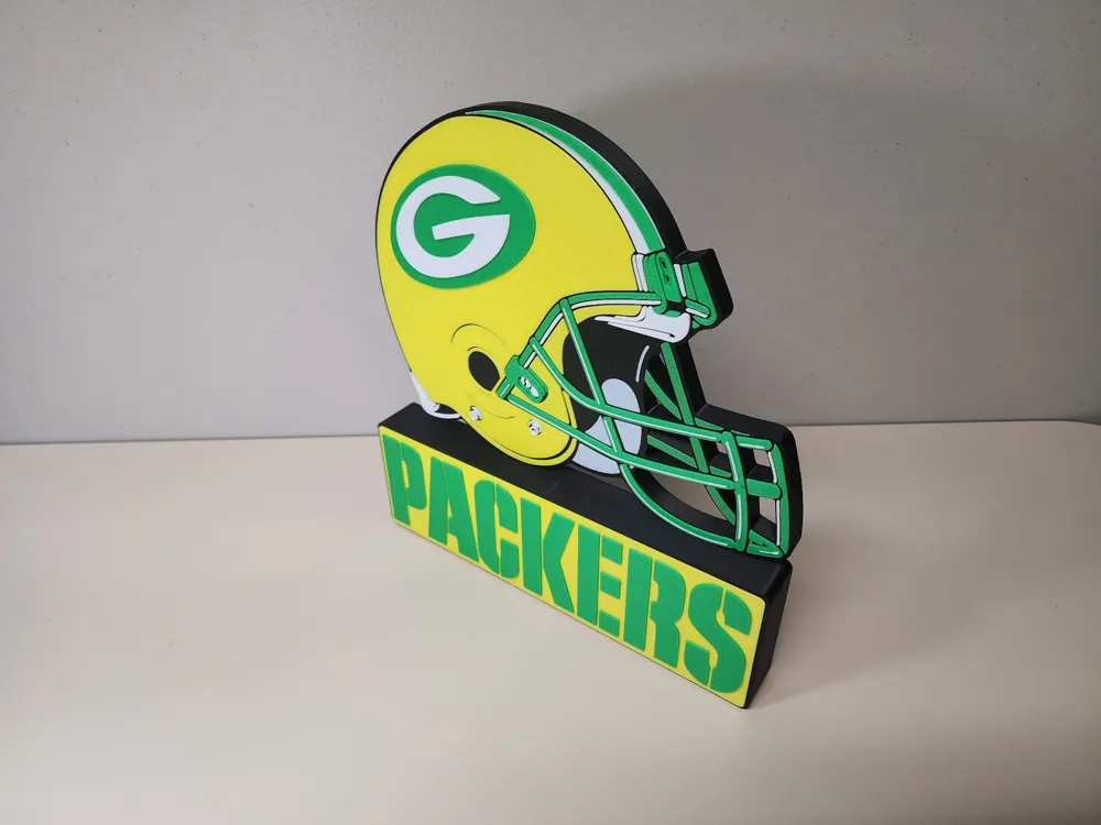 Greenbay Packers Wall or Desk Display by briankstan MakerWorld ...