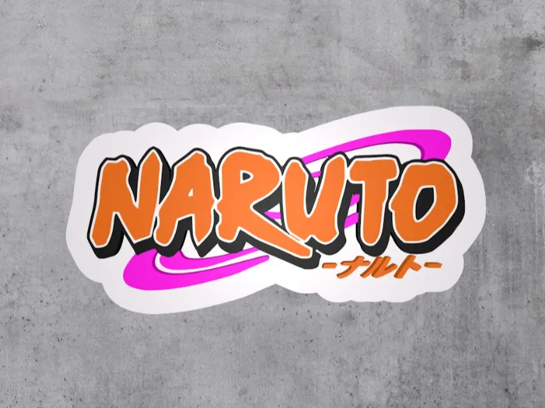 Naruto Logo by Print Maker MakerWorld: Download Free 3D Models