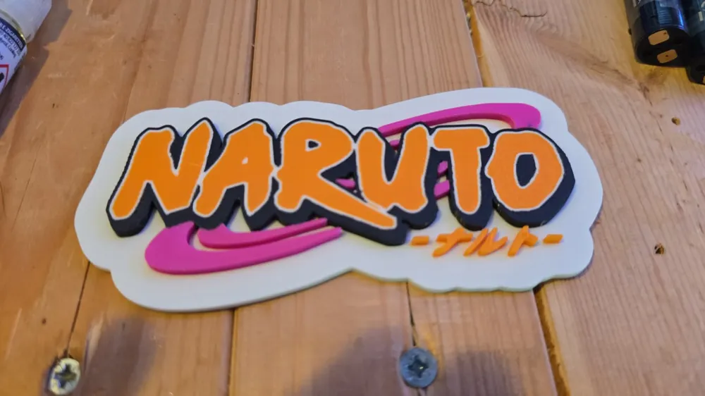 Naruto Logo by Print Maker MakerWorld: Download Free 3D Models