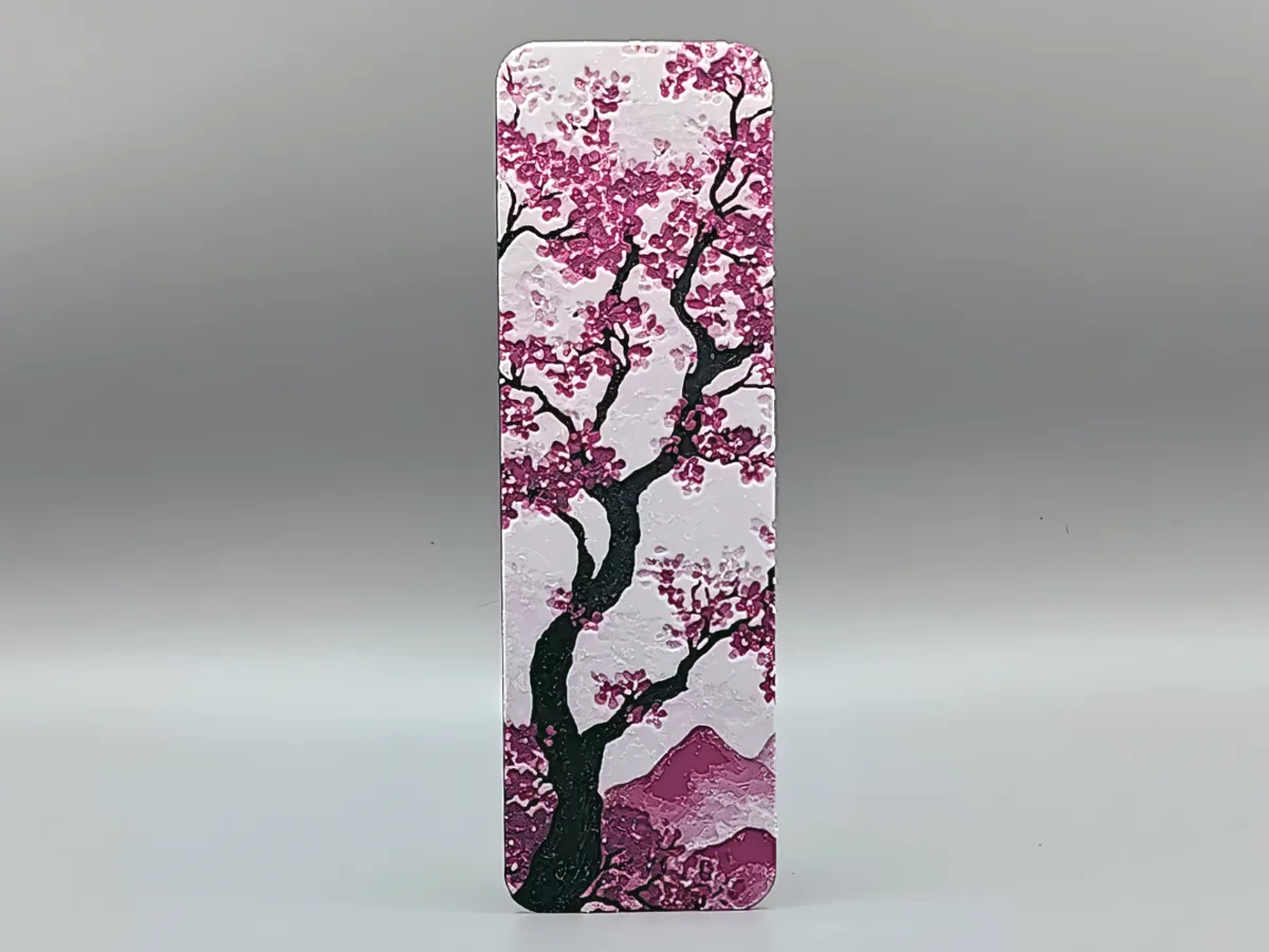 Sakura Cherry Blossoms Bookmark - Free 3D Print Model - MakerWorld