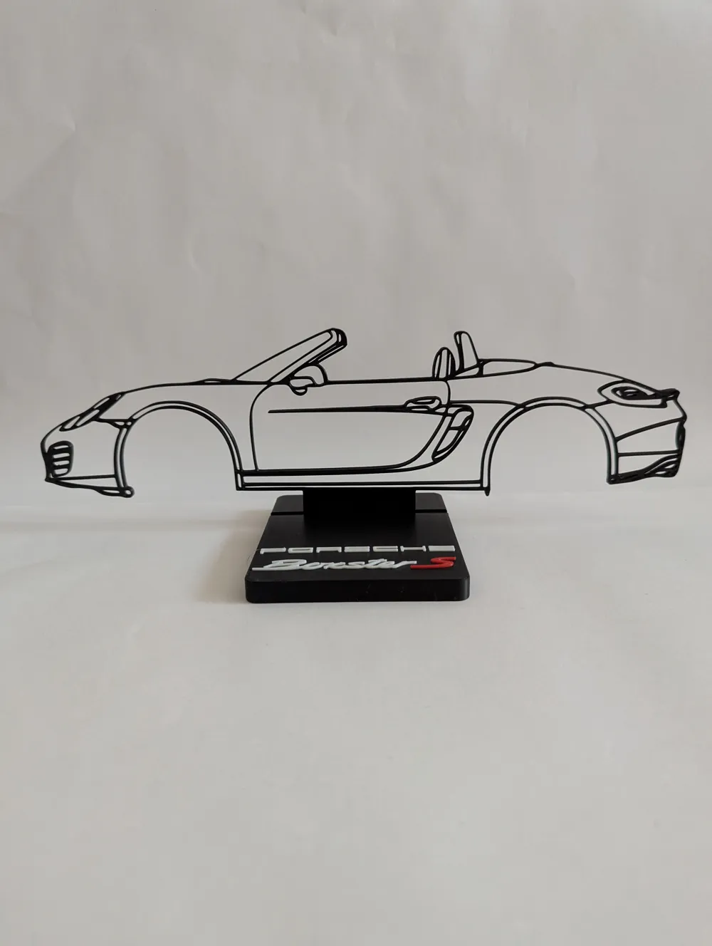 Porsche Boxster S silhouette by Dava - MakerWorld