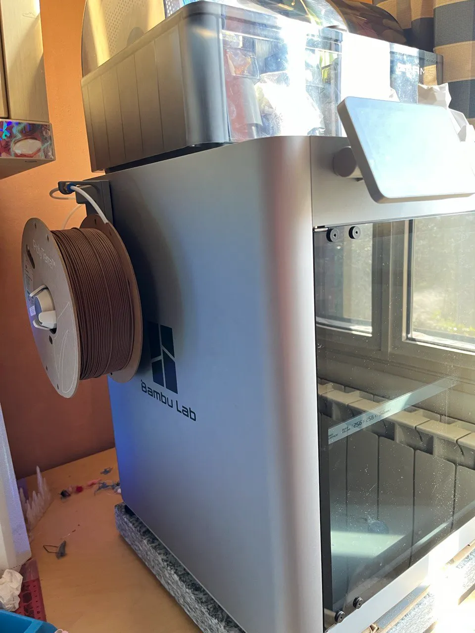 AMS Lite Spool Holder for Bambu Lab X1/P1S - Improved screw fit - Side ...