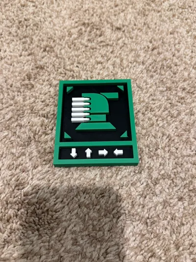 Helldivers 2 Mortar Sentry Plaque by Cysterion - MakerWorld