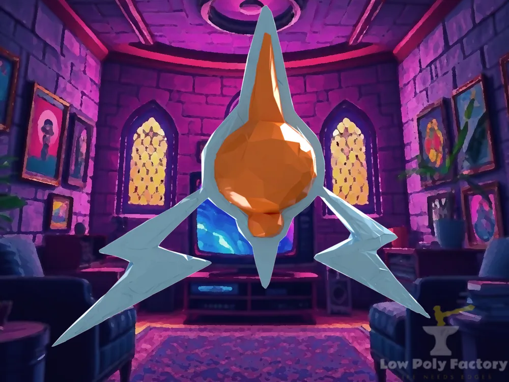 Low-Poly Rotom (Pokemon) by Low Poly Factory - MakerWorld